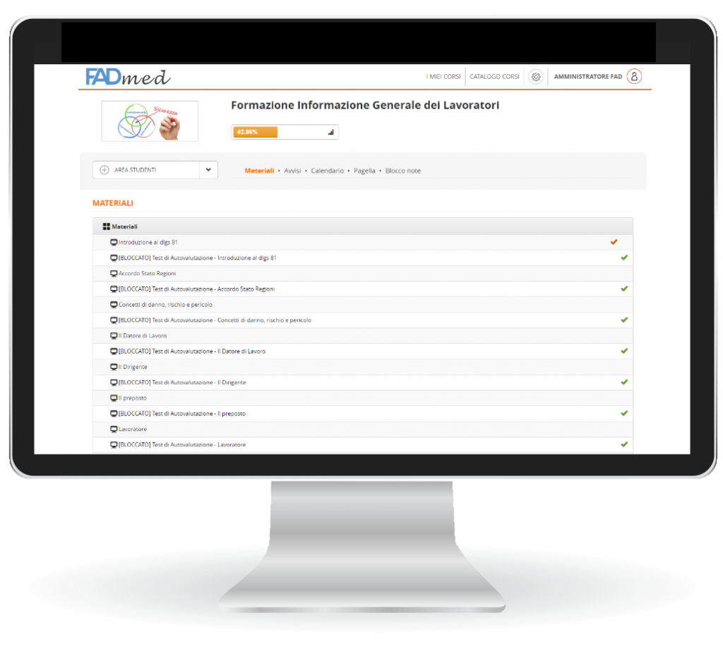 Piattaforma eLearning, piattaforma lms, software elearning